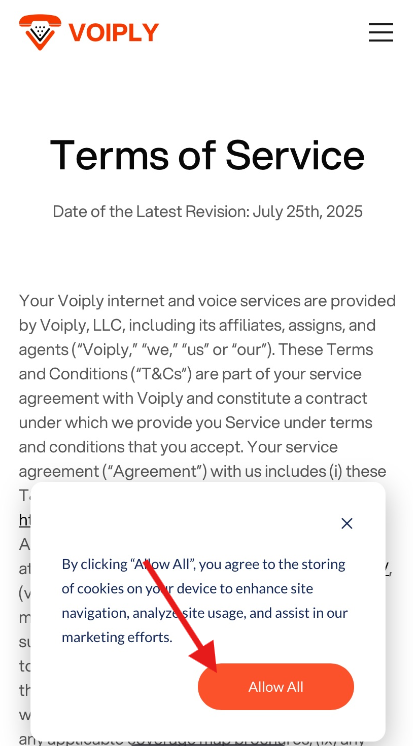 Residential - Setting up the Voiply Mobile App