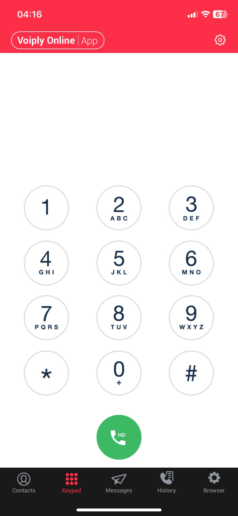 Voiply Mobile App (iOS) - Make and Receive Calls