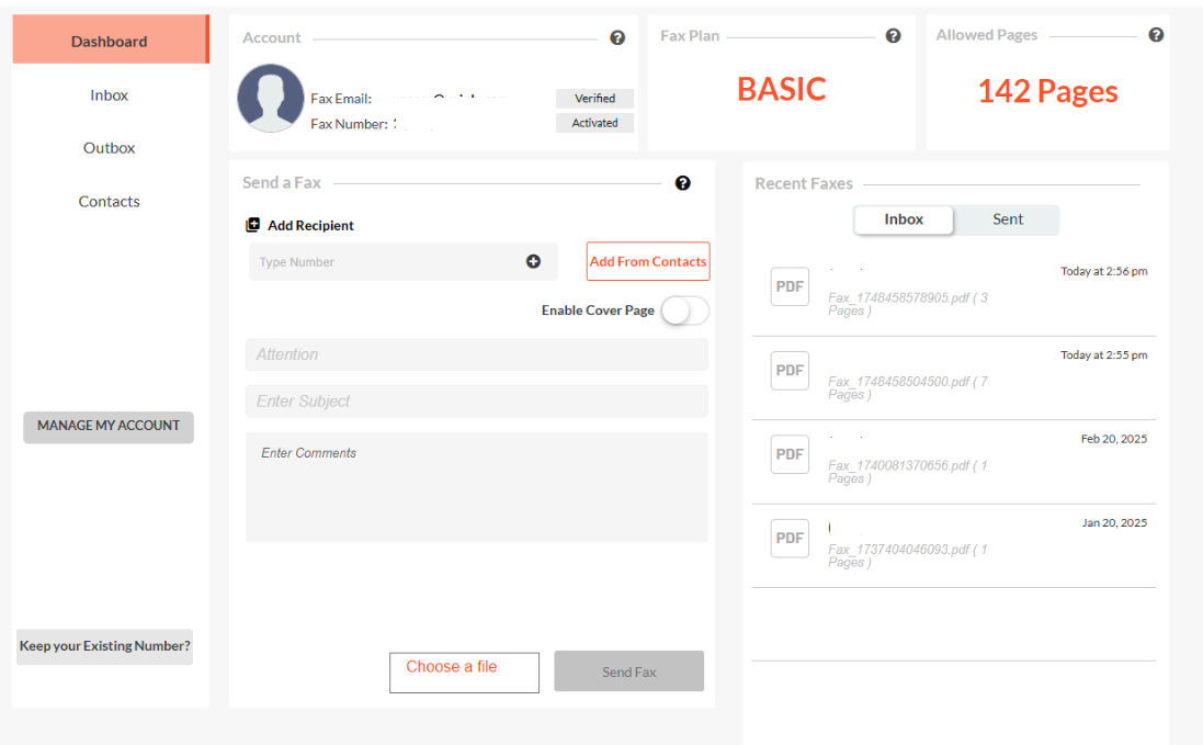 Online Fax - How to Check Your Received Faxes in the Fax Web App